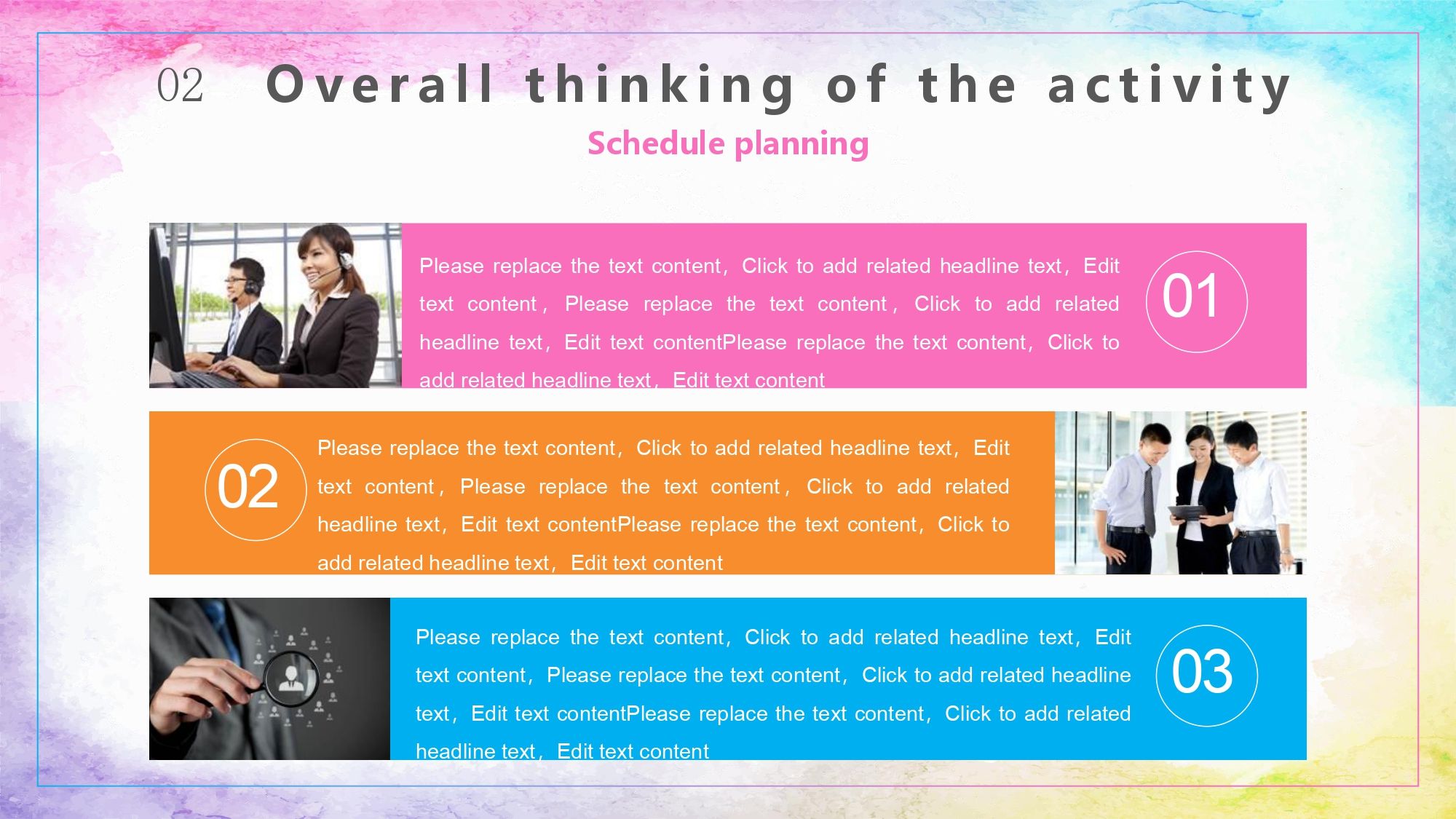 Bordes Coloridos Plantilla PowerPoint | Temas PPT y Google Slides