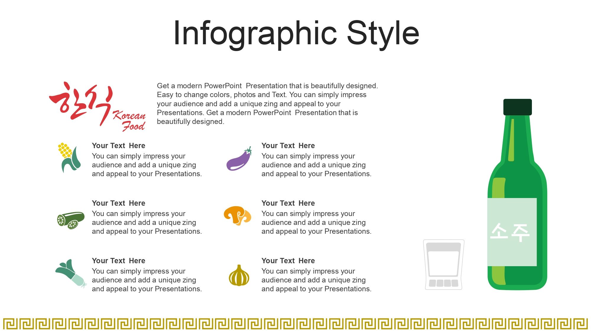 Comida Coreana Plantilla PowerPoint | Temas PPT y Google Slides