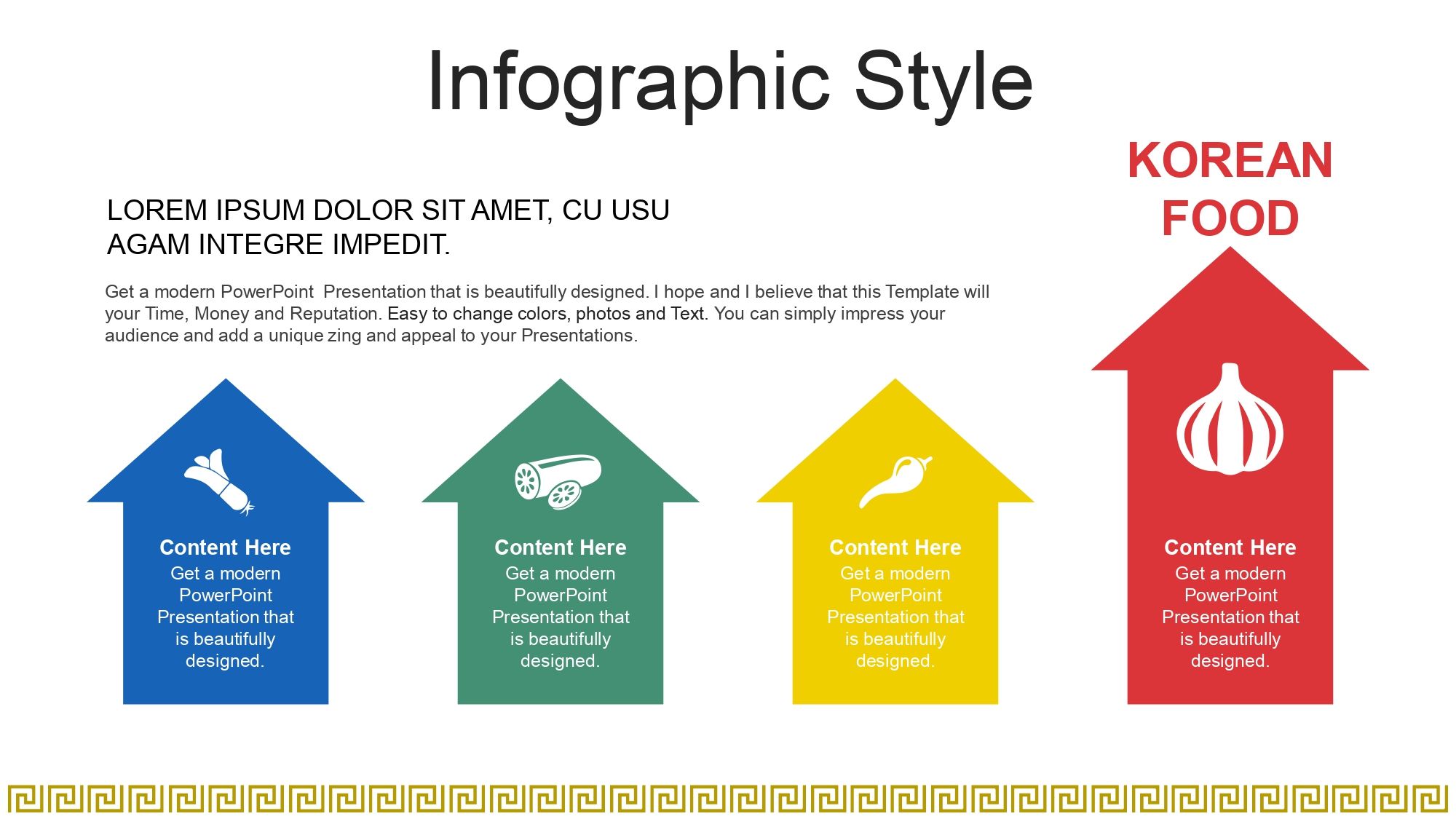 Comida Coreana Plantilla PowerPoint | Temas PPT y Google Slides