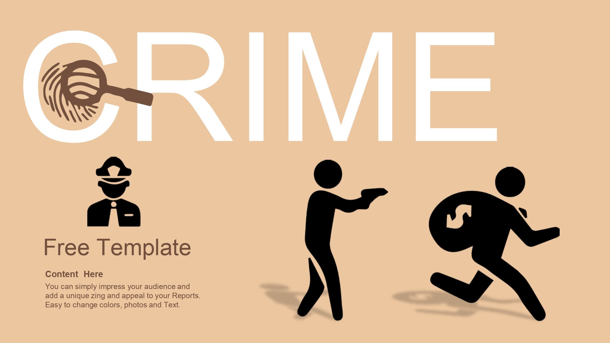 Crimen Plantilla PowerPoint | Temas PPT y Google Slides