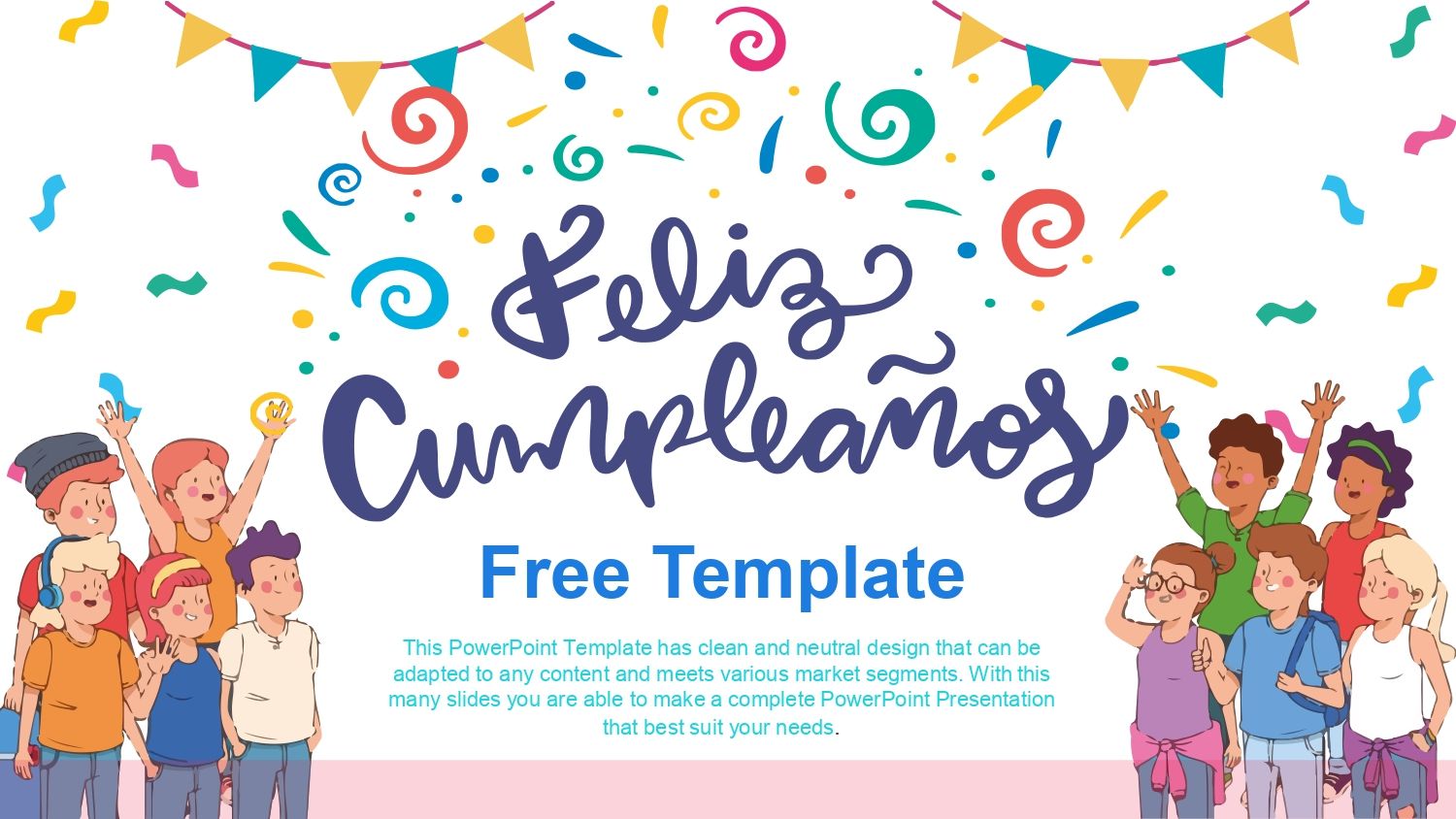 Cumpleaños Plantilla PowerPoint | Temas PPT y Google Slides