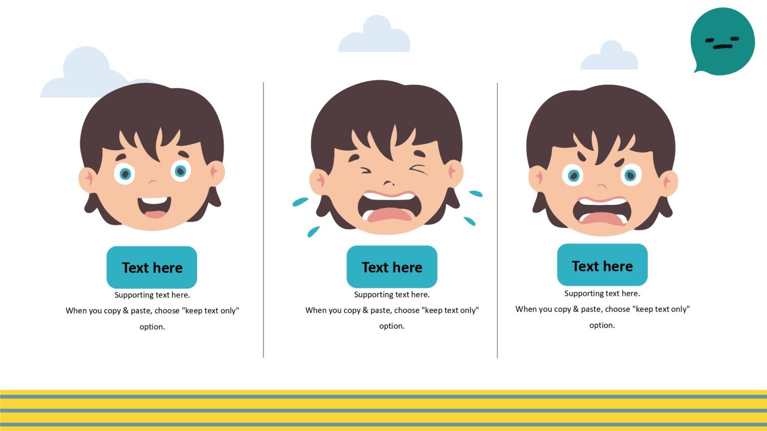 Emociones Plantilla PowerPoint | Temas PPT y Google Slides