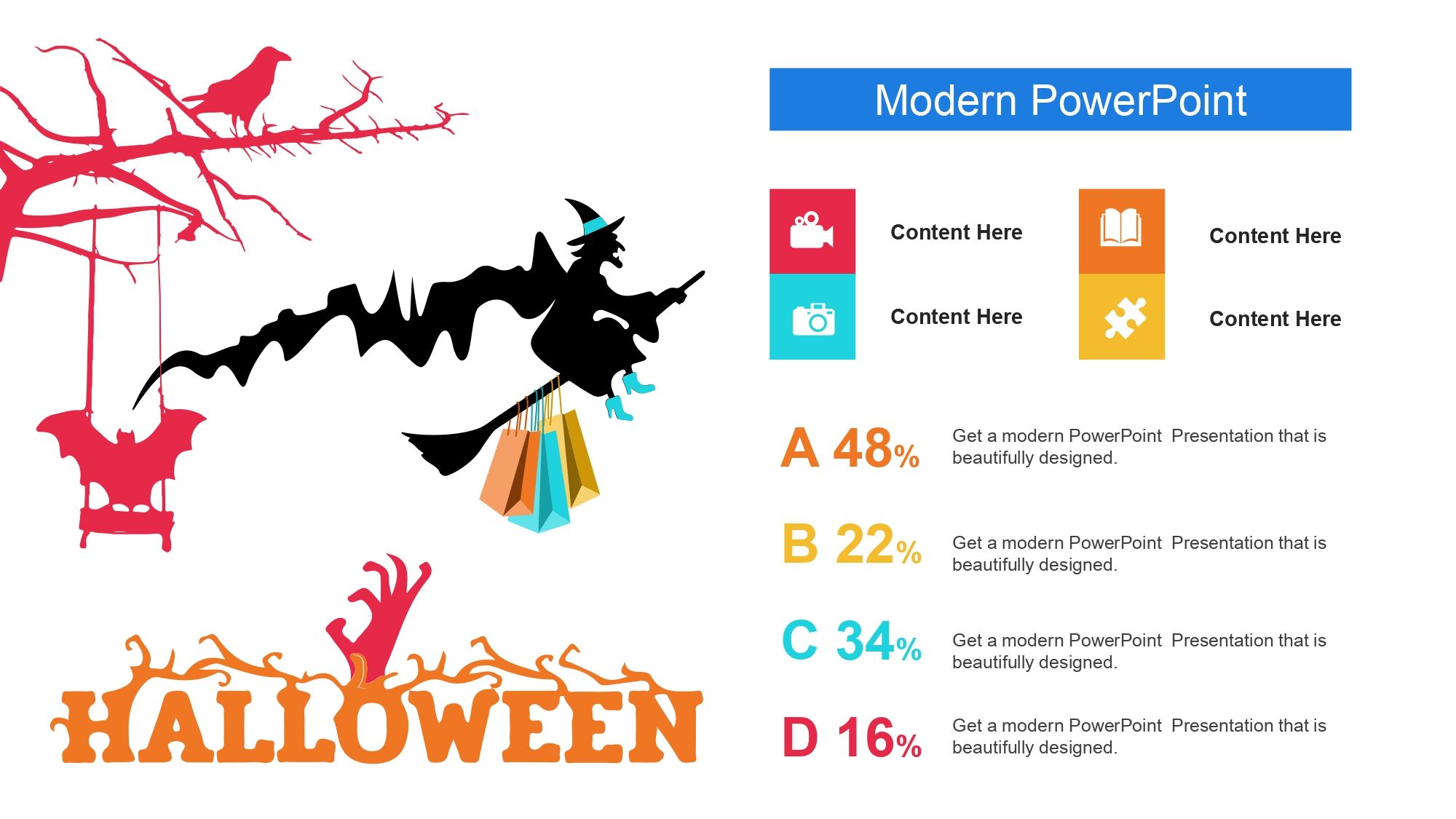 Halloween Plantilla PowerPoint | Temas PPT y Google Slides