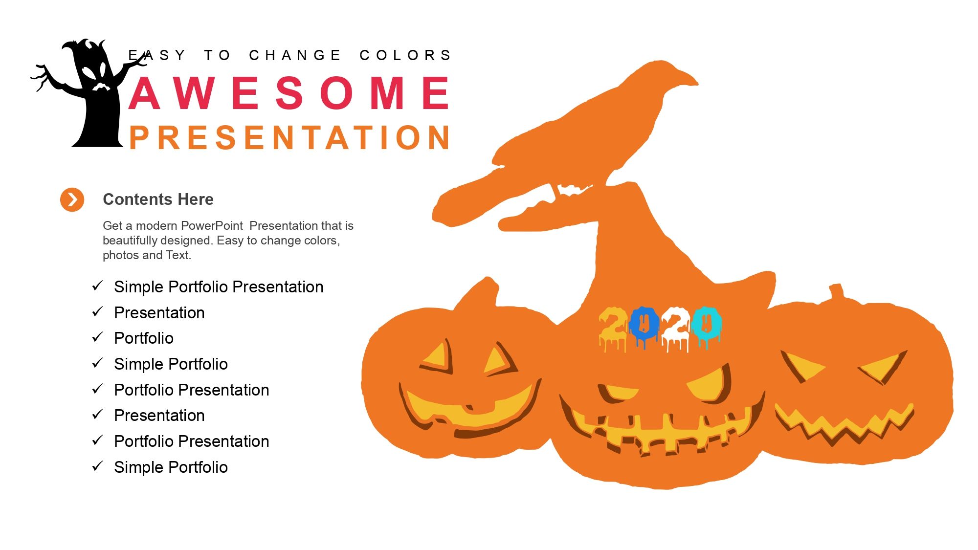 Halloween Plantilla PowerPoint | Temas PPT y Google Slides