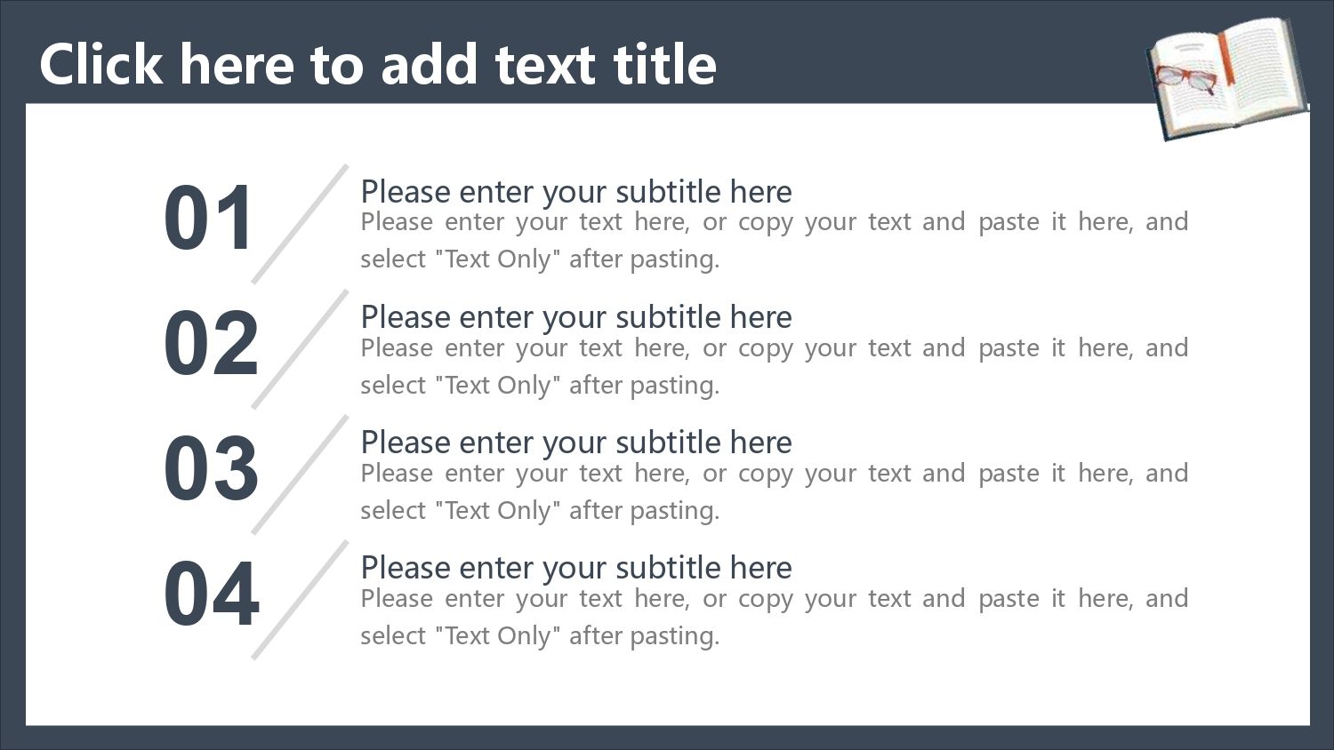 Lectura Plantilla PowerPoint | Temas PPT y Google Slides