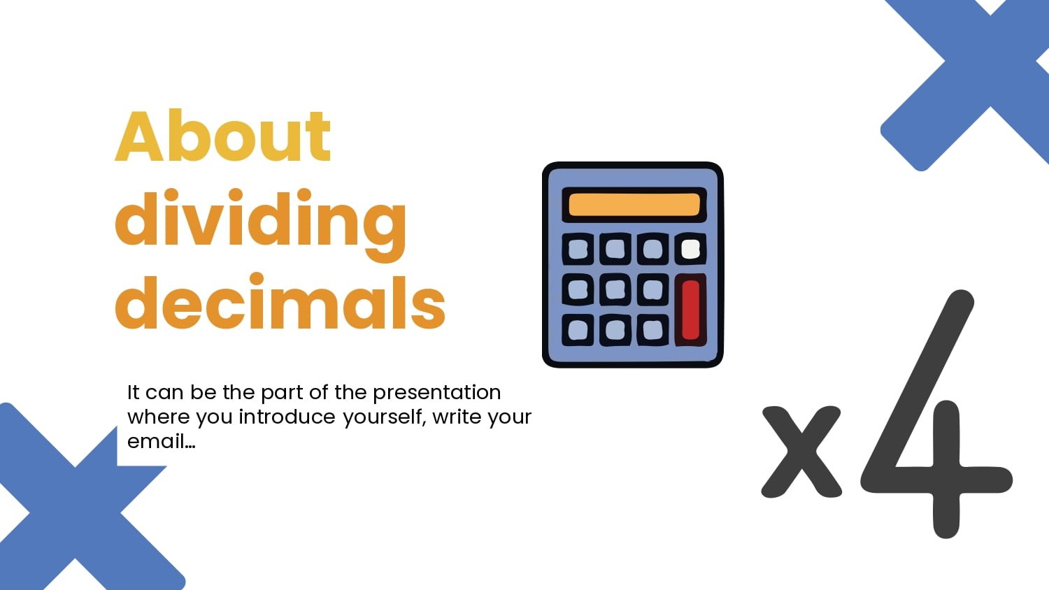 Multiplicación Plantilla PowerPoint | Temas PPT y Google Slides