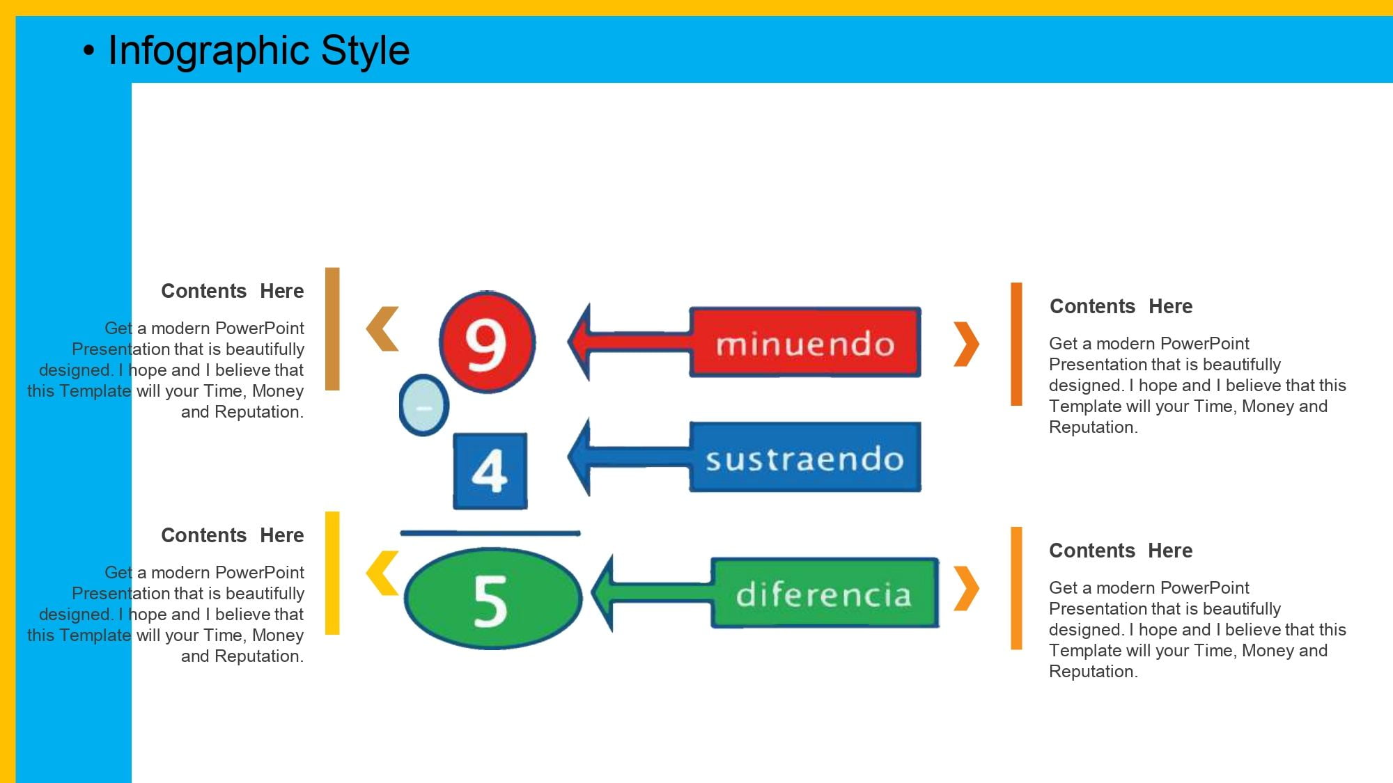 Resta Plantilla PowerPoint | Temas PPT gratis