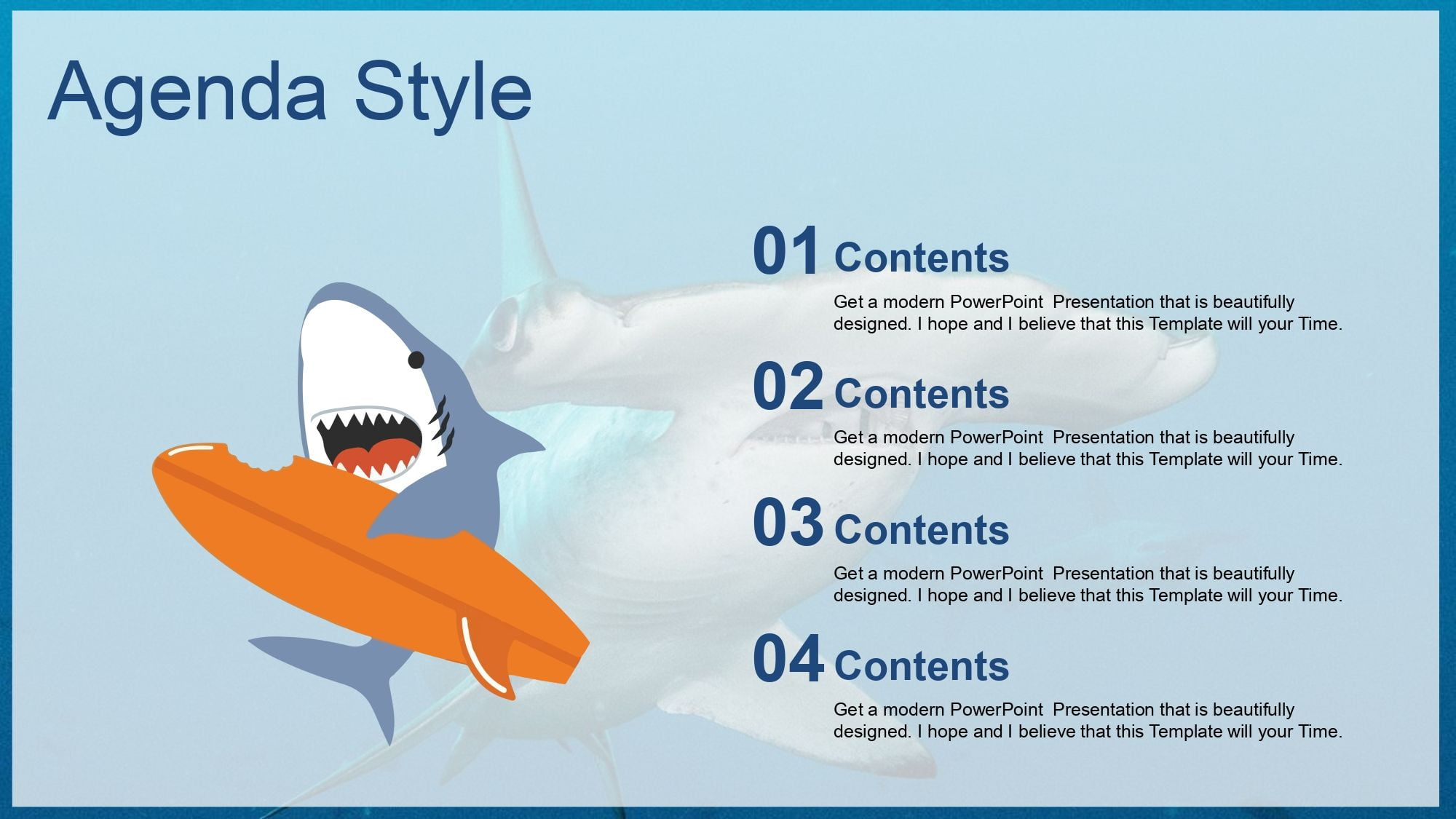 Tiburón Plantilla PowerPoint | Temas PPT gratis