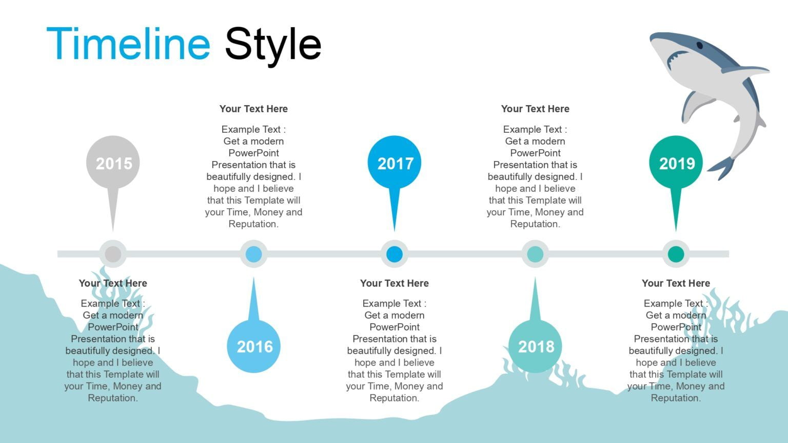Tiburón Plantilla PowerPoint | Temas PPT gratis