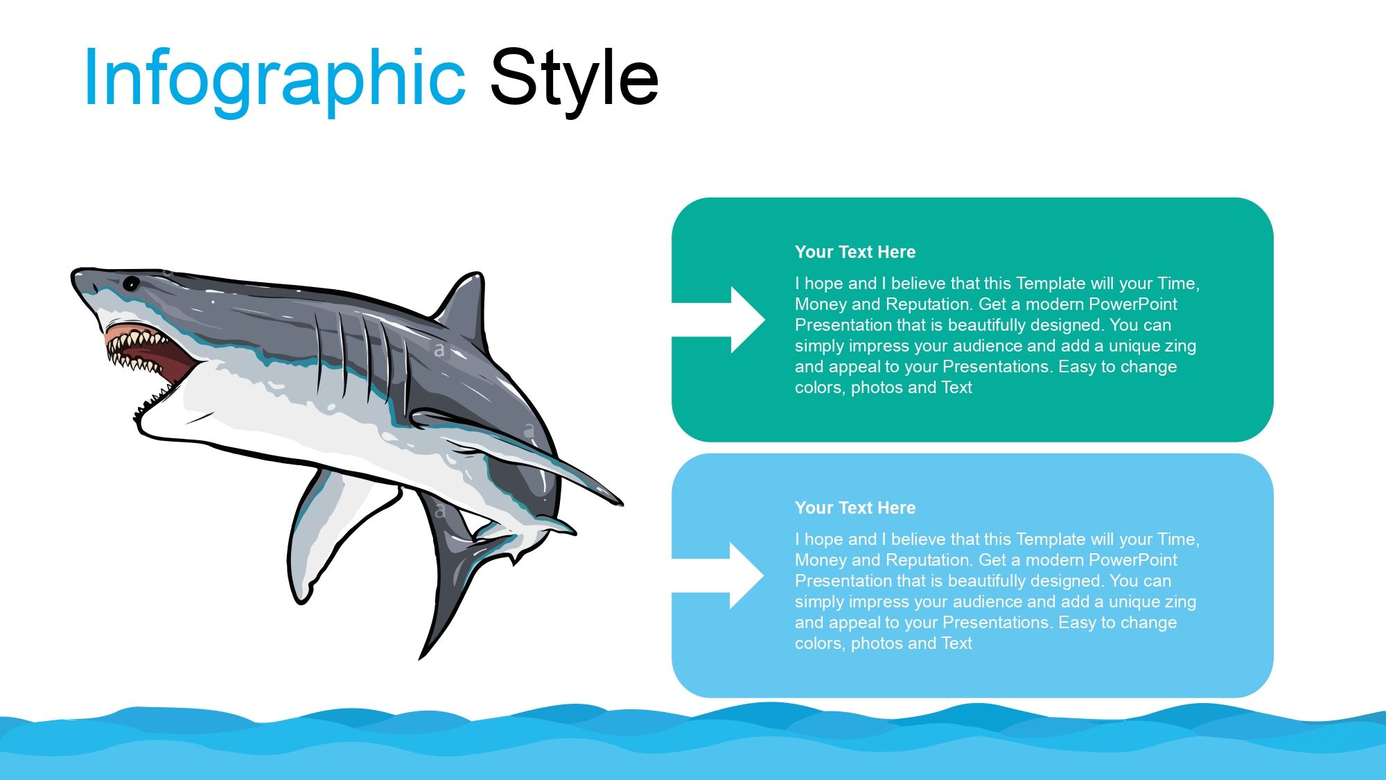 Tiburón Plantilla PowerPoint | Temas PPT gratis