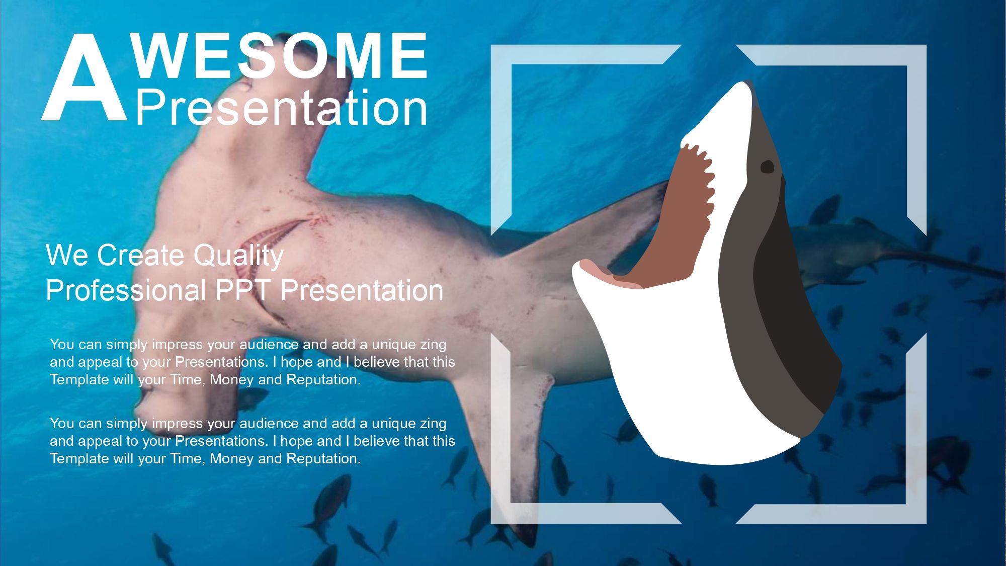 Tiburón Plantilla PowerPoint | Temas PPT gratis