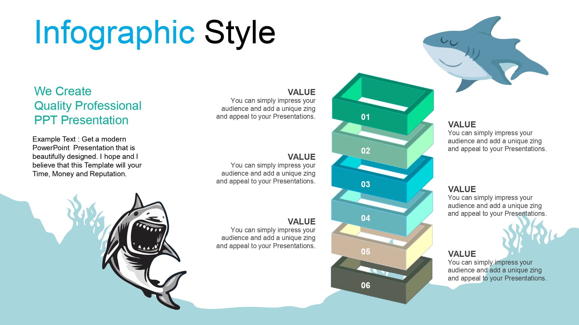 Tiburón Plantilla PowerPoint | Temas PPT gratis