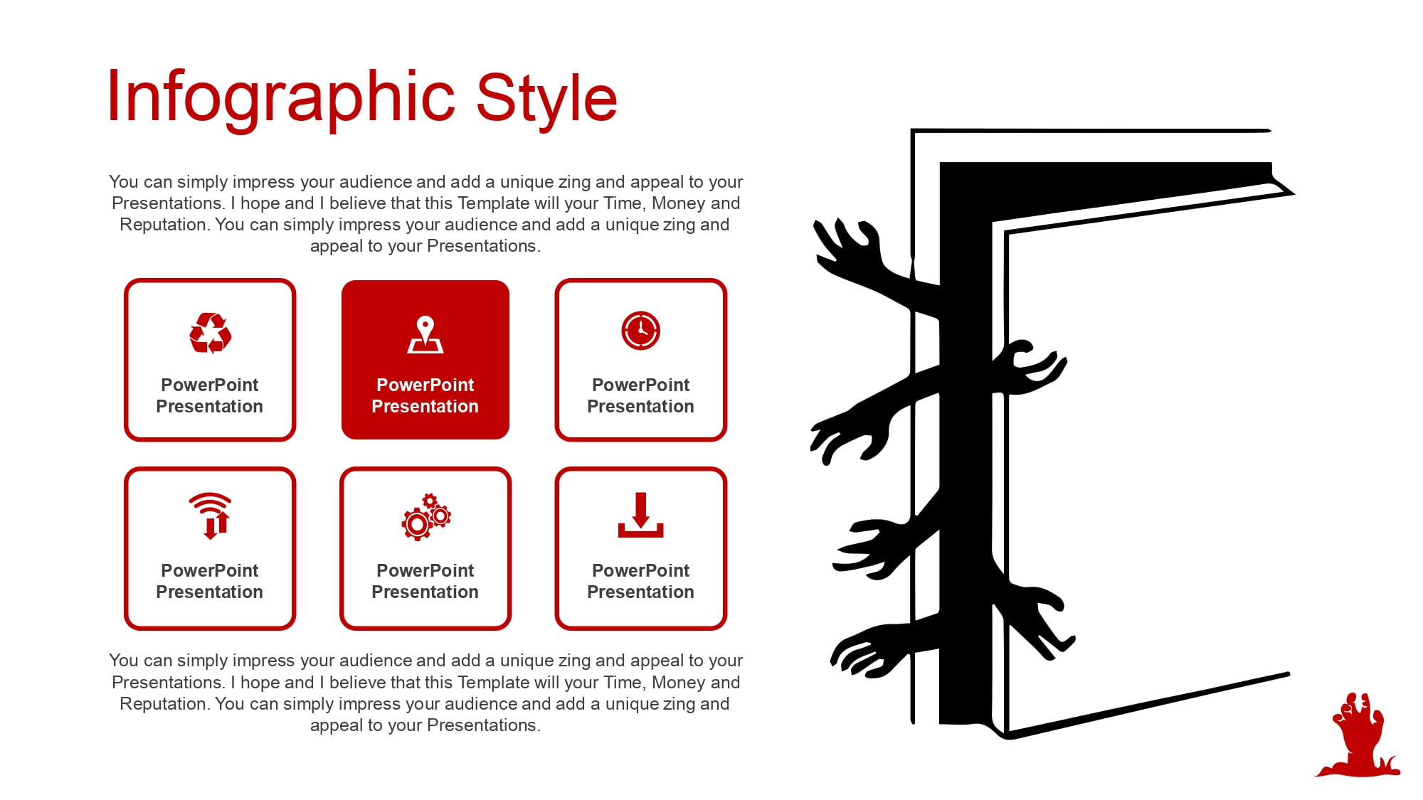 Zombies Plantilla PowerPoint | Temas PPT gratis