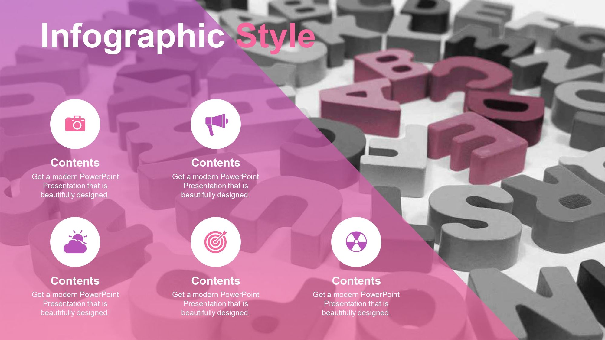 ABC del Alfabeto Plantilla PowerPoint | Temas PPT y Google Slides