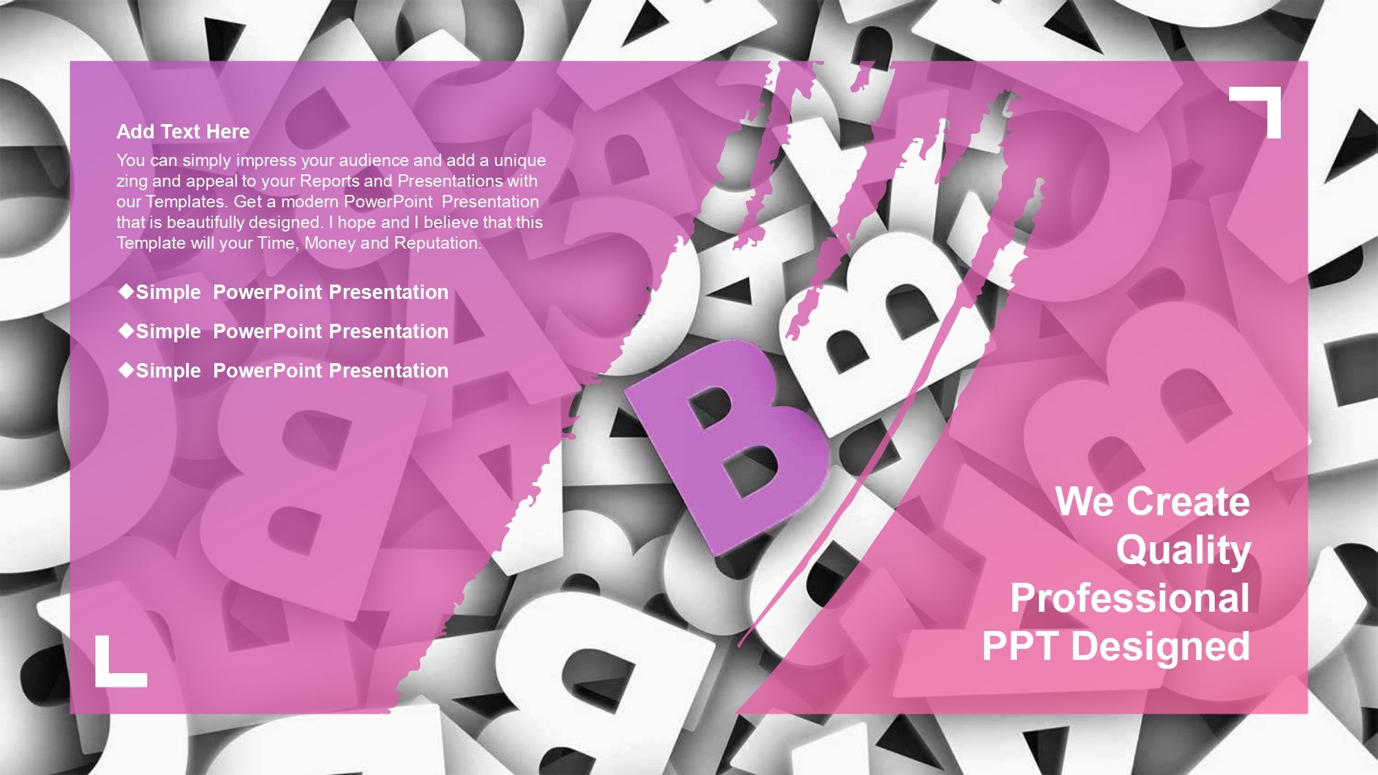 ABC del Alfabeto Plantilla PowerPoint | Temas PPT y Google Slides