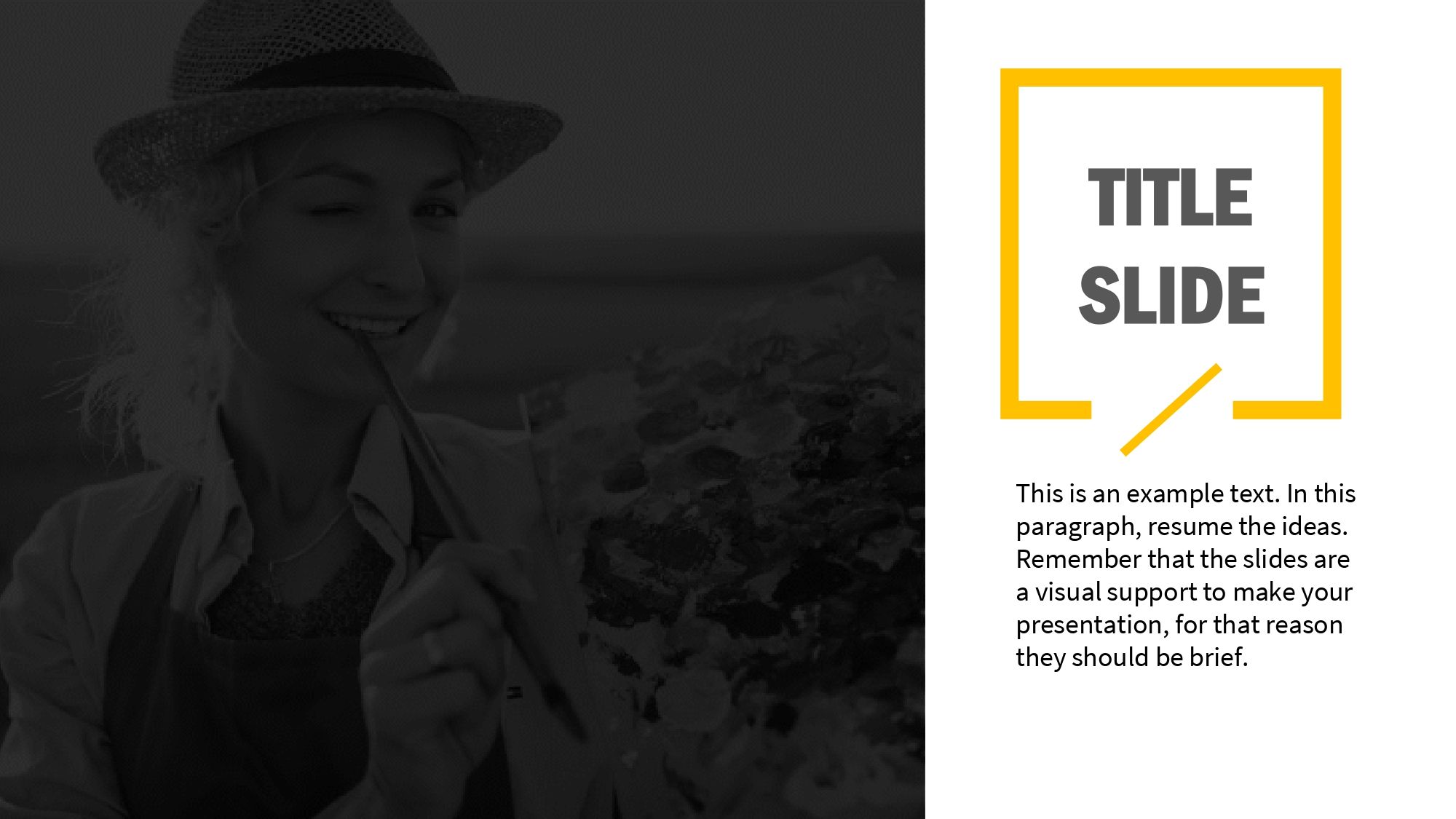 Artista Plantilla PowerPoint | Temas PPT y Google Slides