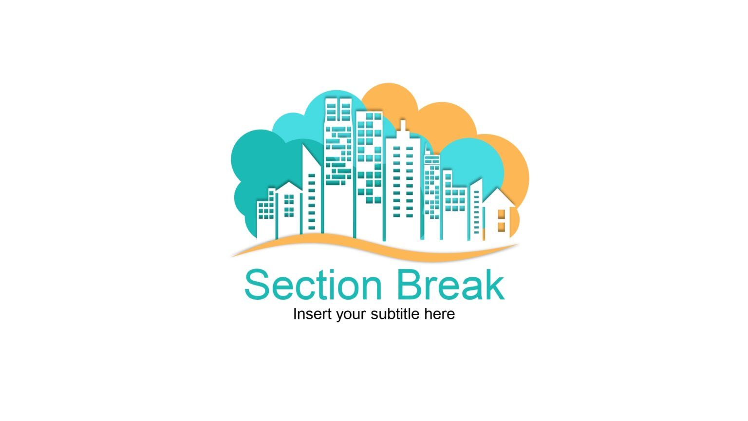 Edificios en la Ciudad Plantilla PowerPoint | Temas PPT gratis