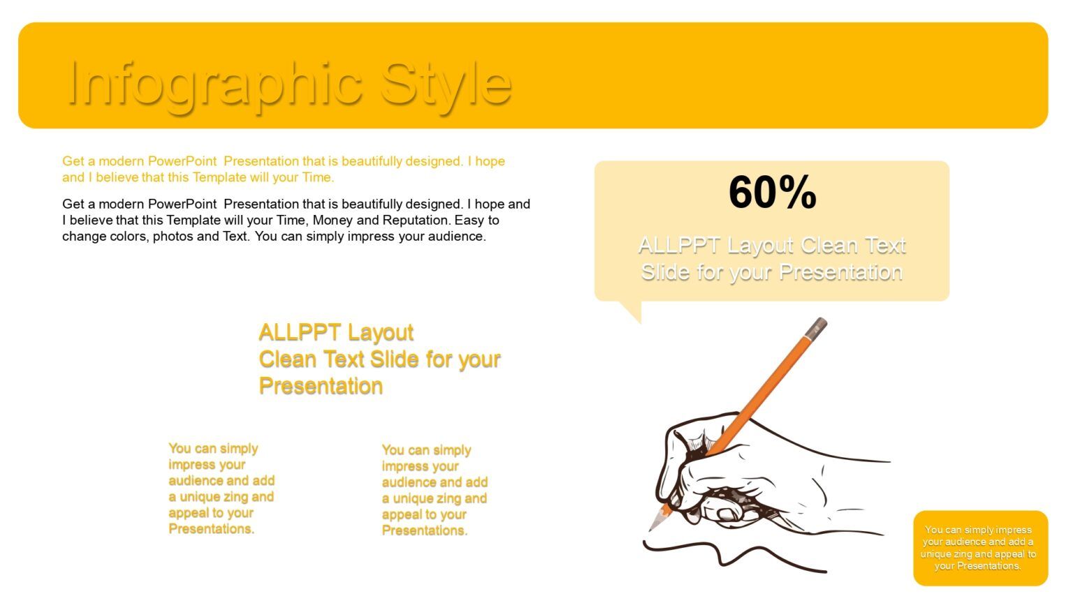 Escritura Plantilla PowerPoint | Temas PPT y Google Slides