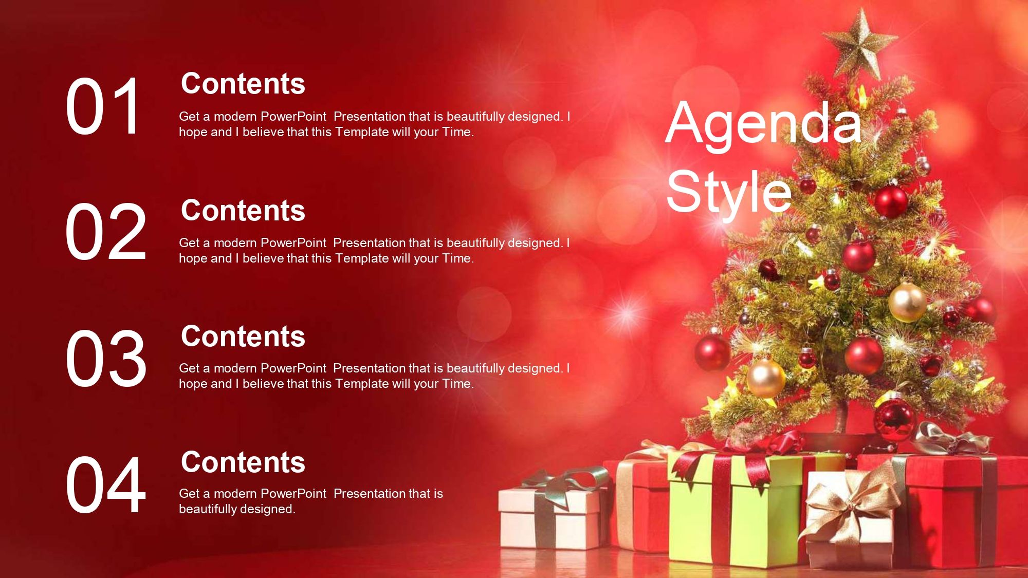 Feliz Navidad Plantilla PowerPoint | Temas PPT y Google Slides