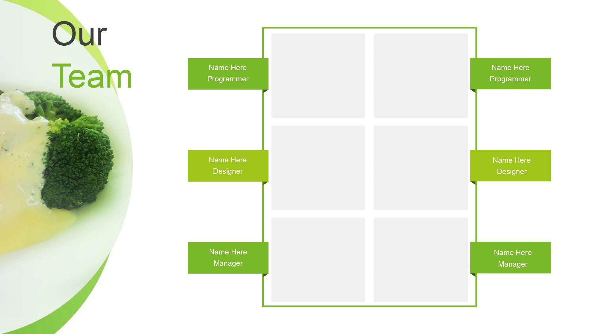 Vegetariano Plantilla PowerPoint | Temas PPT y Google Slides