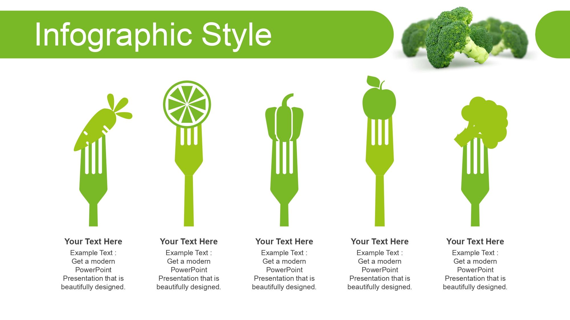 Vegetariano Plantilla PowerPoint | Temas PPT y Google Slides