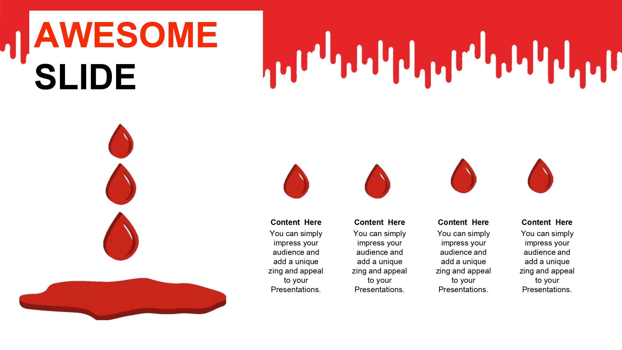 Hemorragia Plantilla PowerPoint | Temas PPT y Google Slides