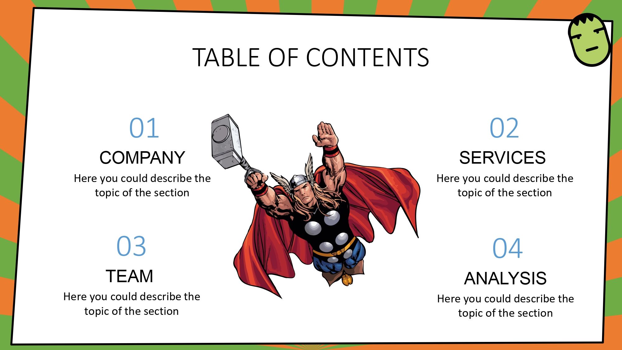 Marvel Studios Plantilla PowerPoint