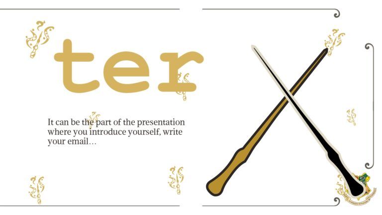Harry Potter Plantilla PowerPoint | Temas PPT y Google Slides