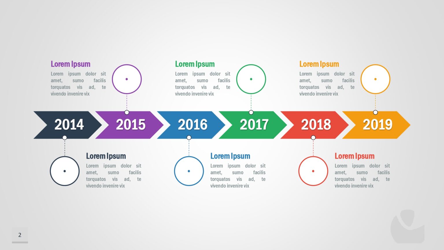 Líneas de Tiempo para PowerPoint | Plantillas PowerPoint Gratis