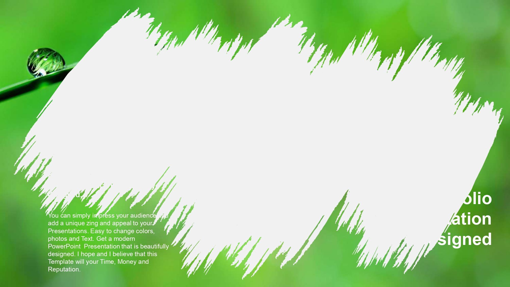 Medio Ambiente Plantilla PowerPoint