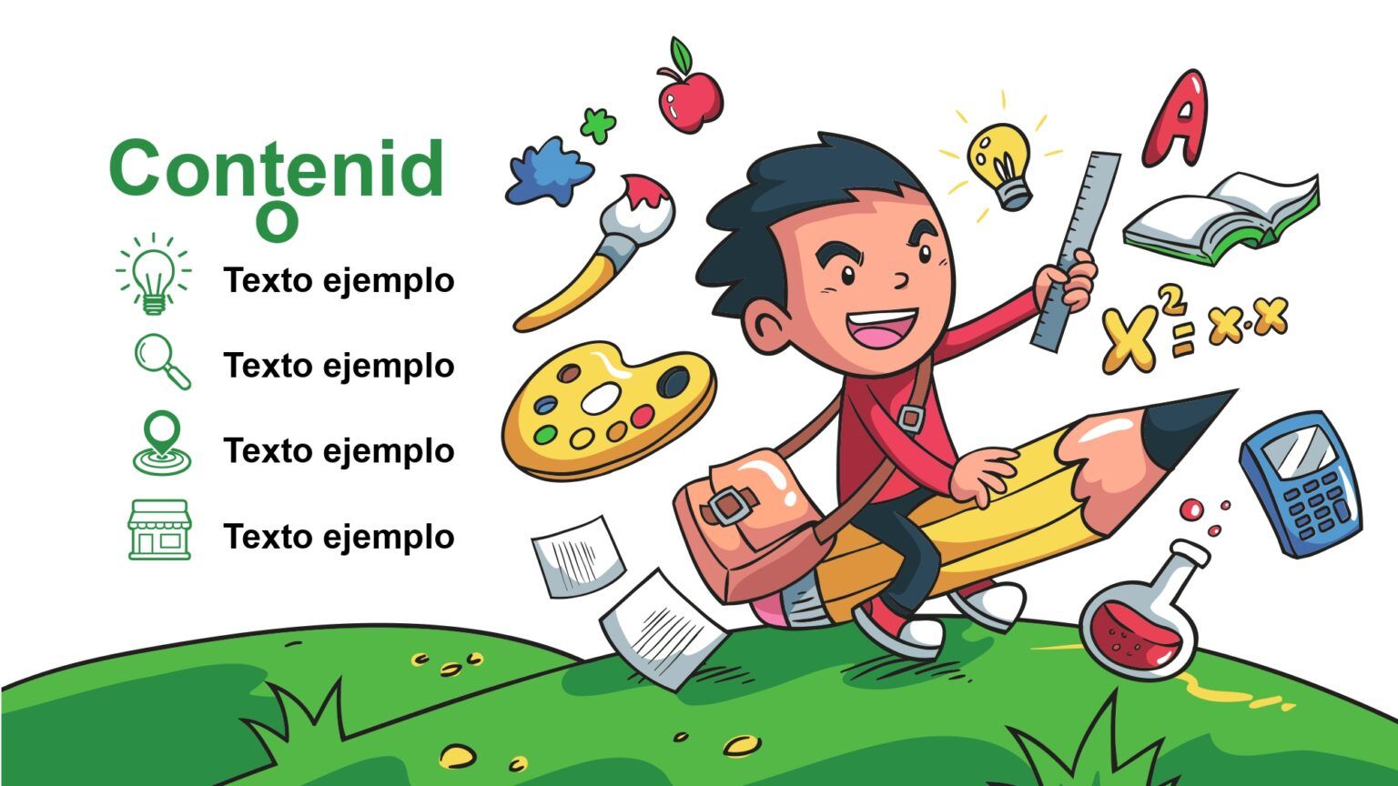 Niños en la Escuela Plantillas PowerPoint gratis