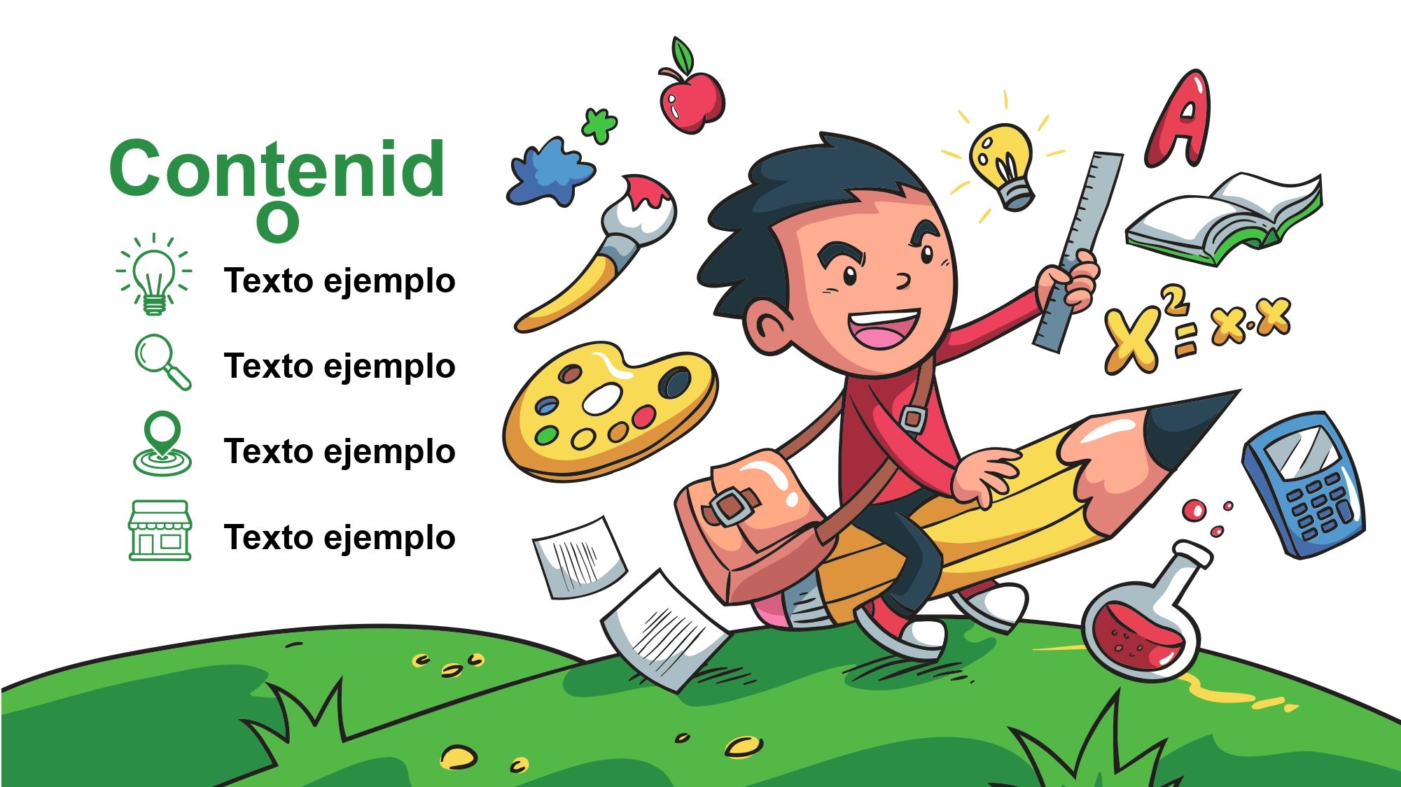 Niños en la Escuela Plantillas PowerPoint gratis