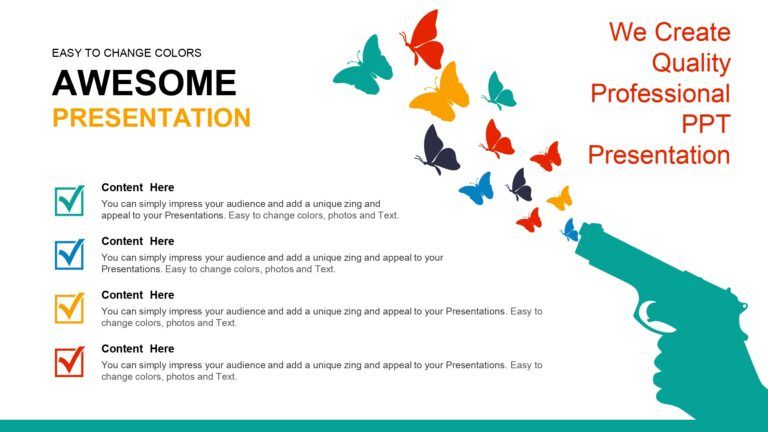 Plantilla PowerPoint Arma de Fuego | Plantillas PowerPoint Gratis