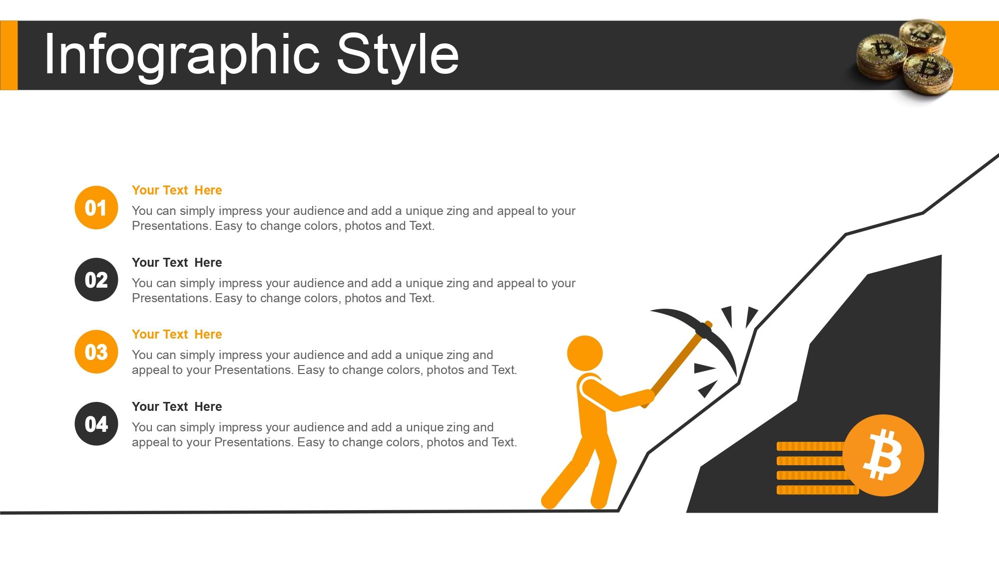 Plantilla PowerPoint de Bitcoin