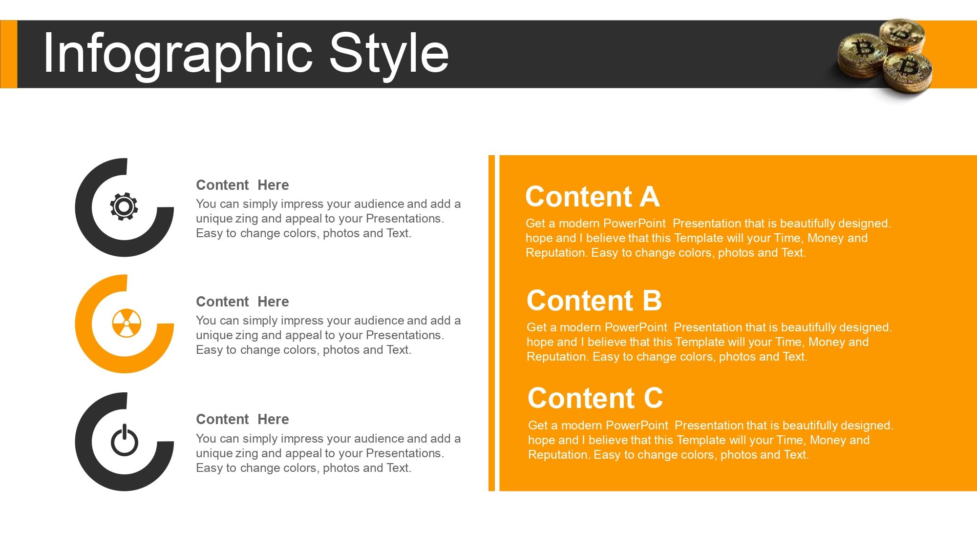 Plantilla PowerPoint de Bitcoin