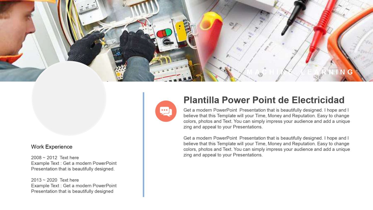 Plantilla PowerPoint de Electricidad | Plantillas PowerPoint Gratis