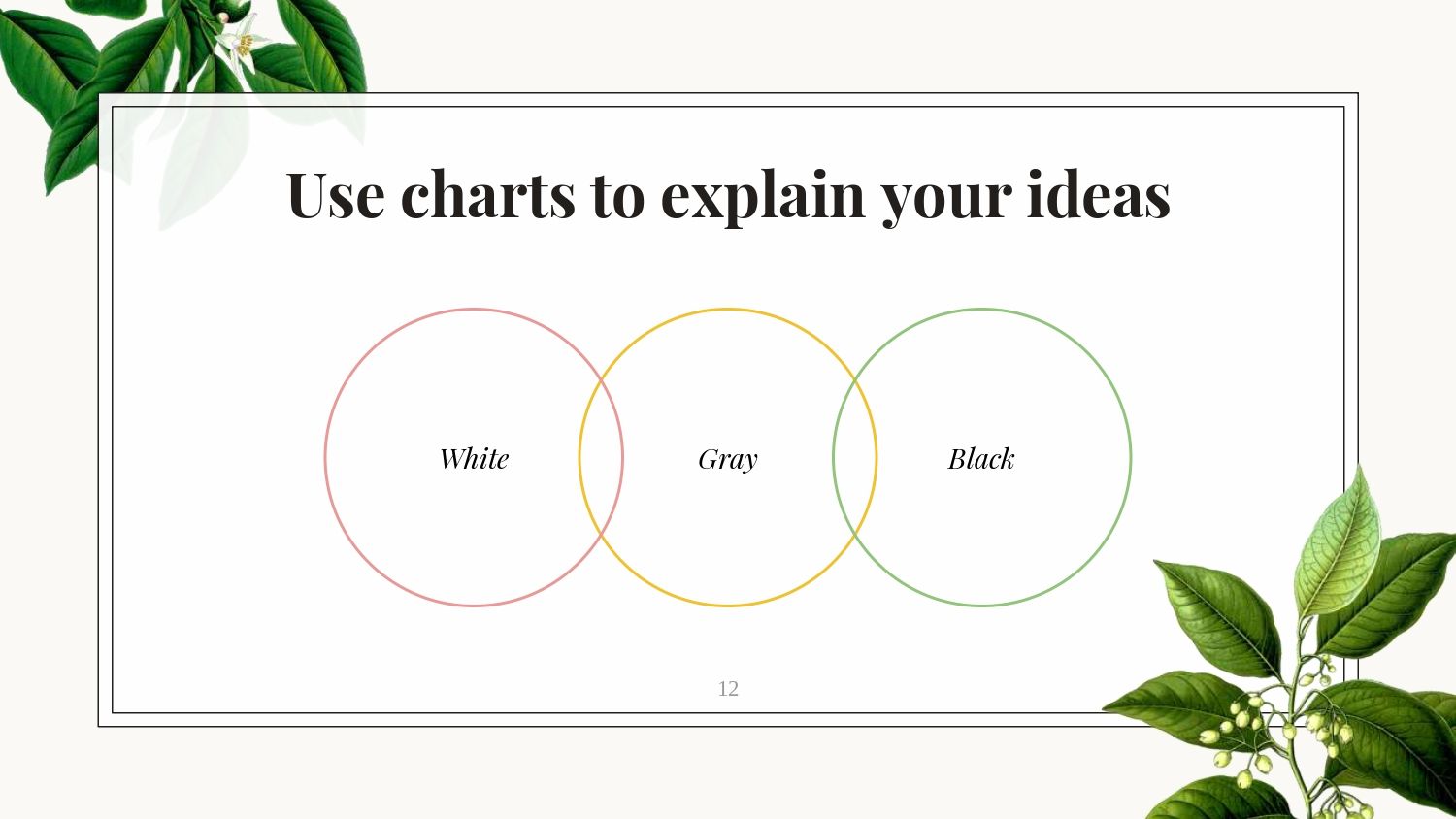 Plantilla PowerPoint Estilo Plantas | Temas PPT y Google Slides