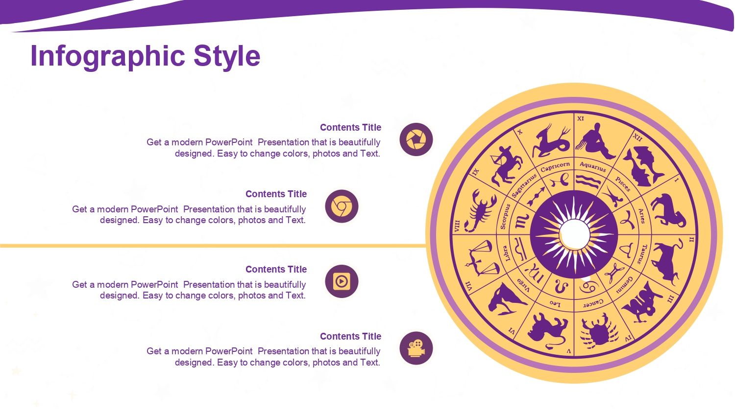 Signos Zodiacales Plantilla PowerPoint
