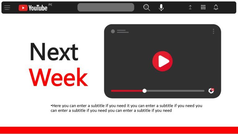 YouTube Plantilla PowerPoint | Temas gratis PPT