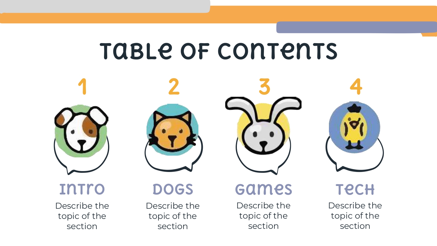 Dueños y Mascotas Plantilla PowerPoint