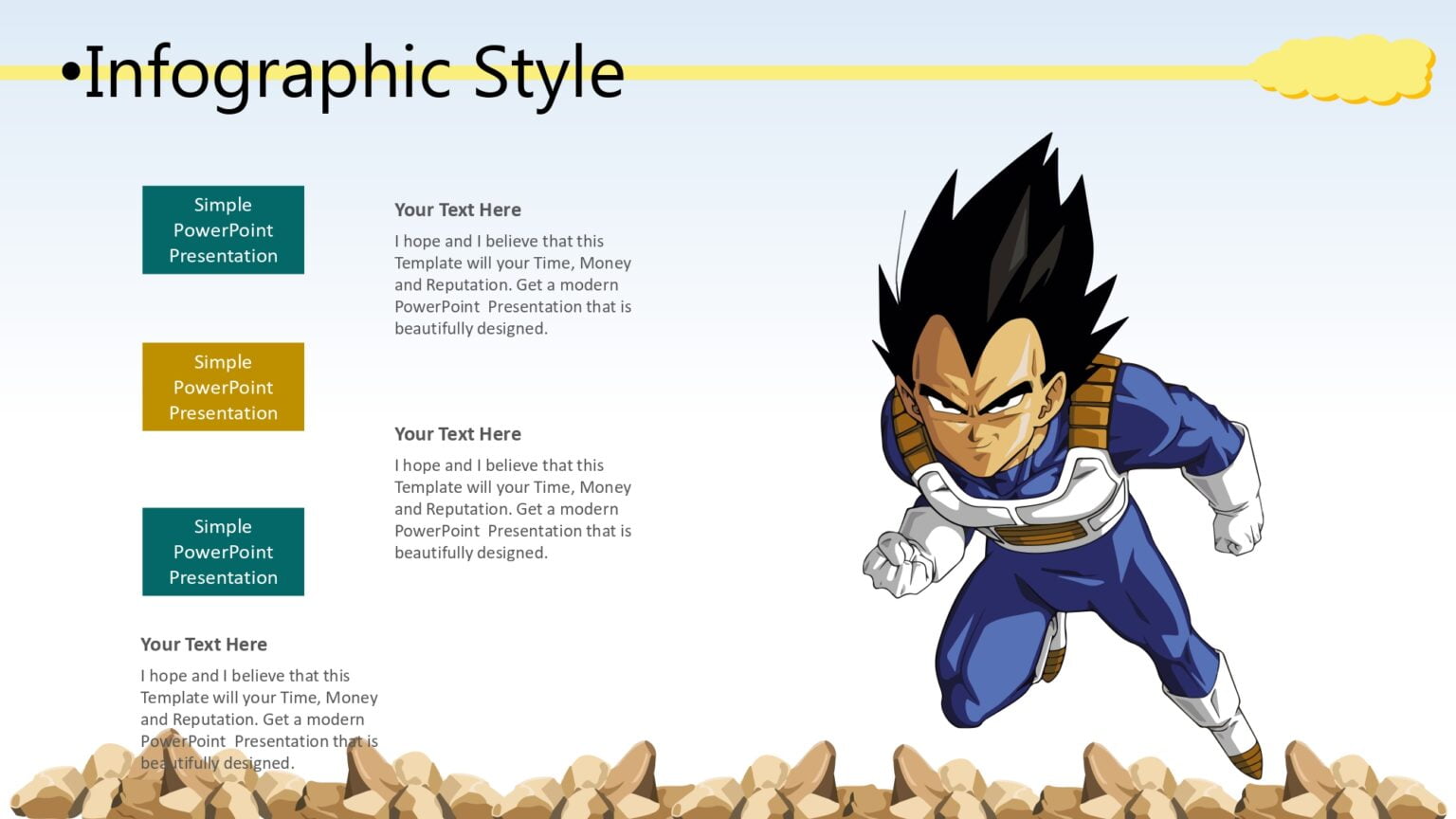 Dragon Ball Z Plantilla PowerPoint | Tema PPT y Google Slides