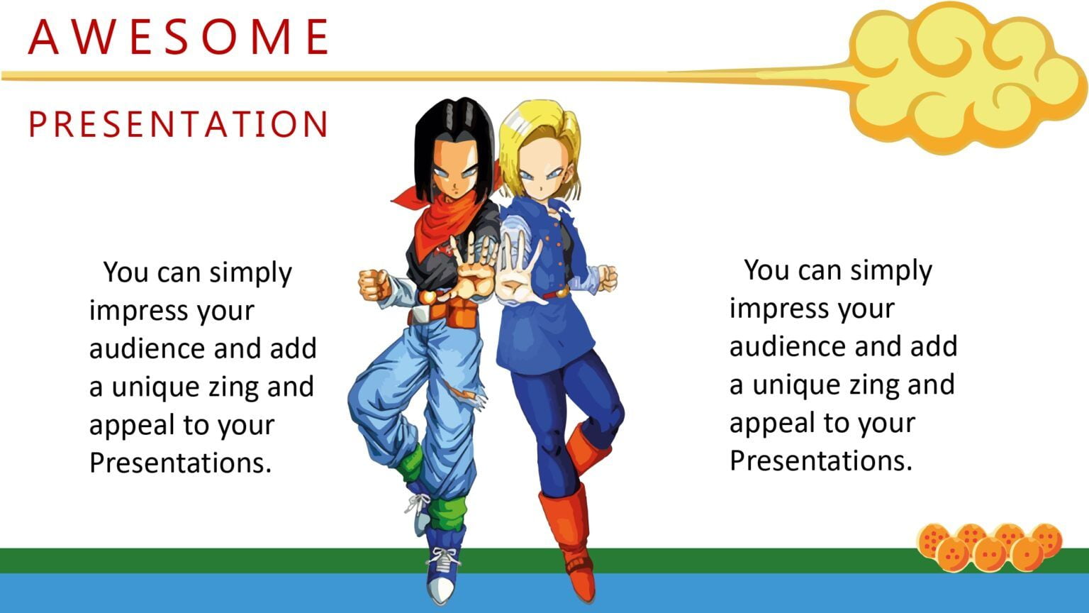 Dragon Ball Z Plantilla PowerPoint | Tema PPT y Google Slides