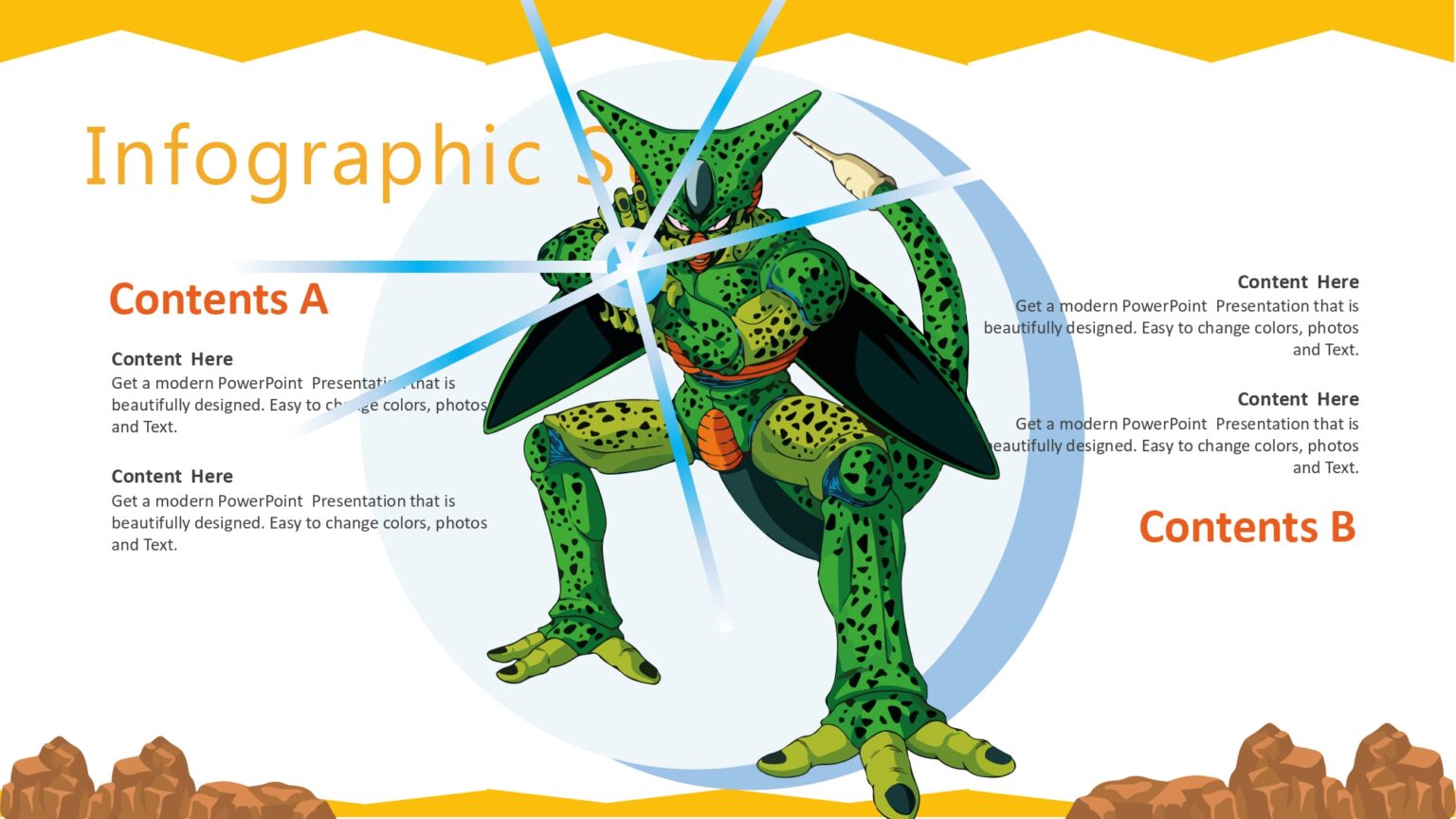 Dragon Ball Z Plantilla PowerPoint | Tema PPT y Google Slides