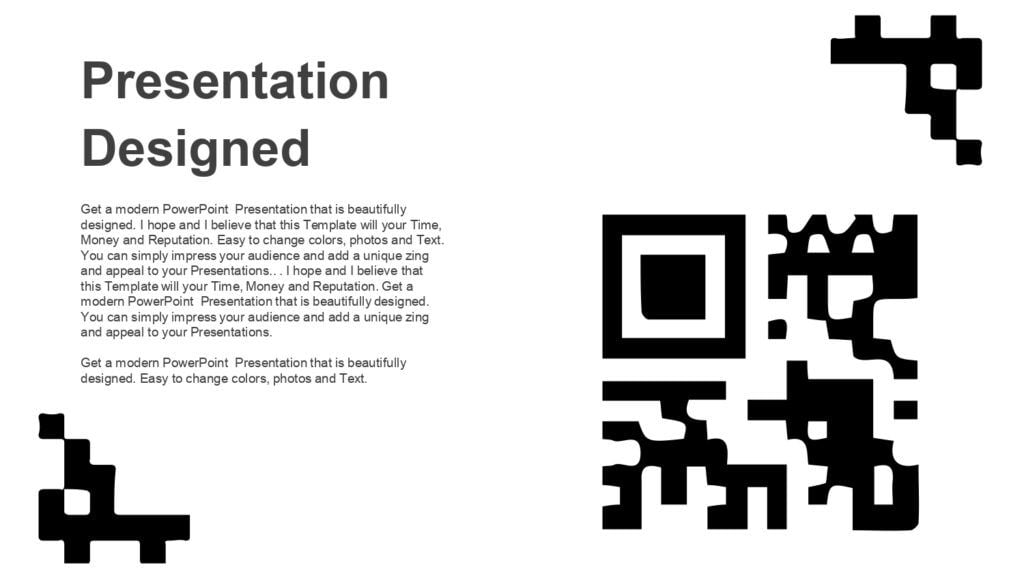 QR Plantilla PowerPoint | Plantillas PowerPoint Gratis