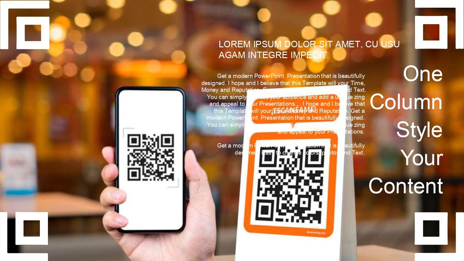 QR Plantilla PowerPoint