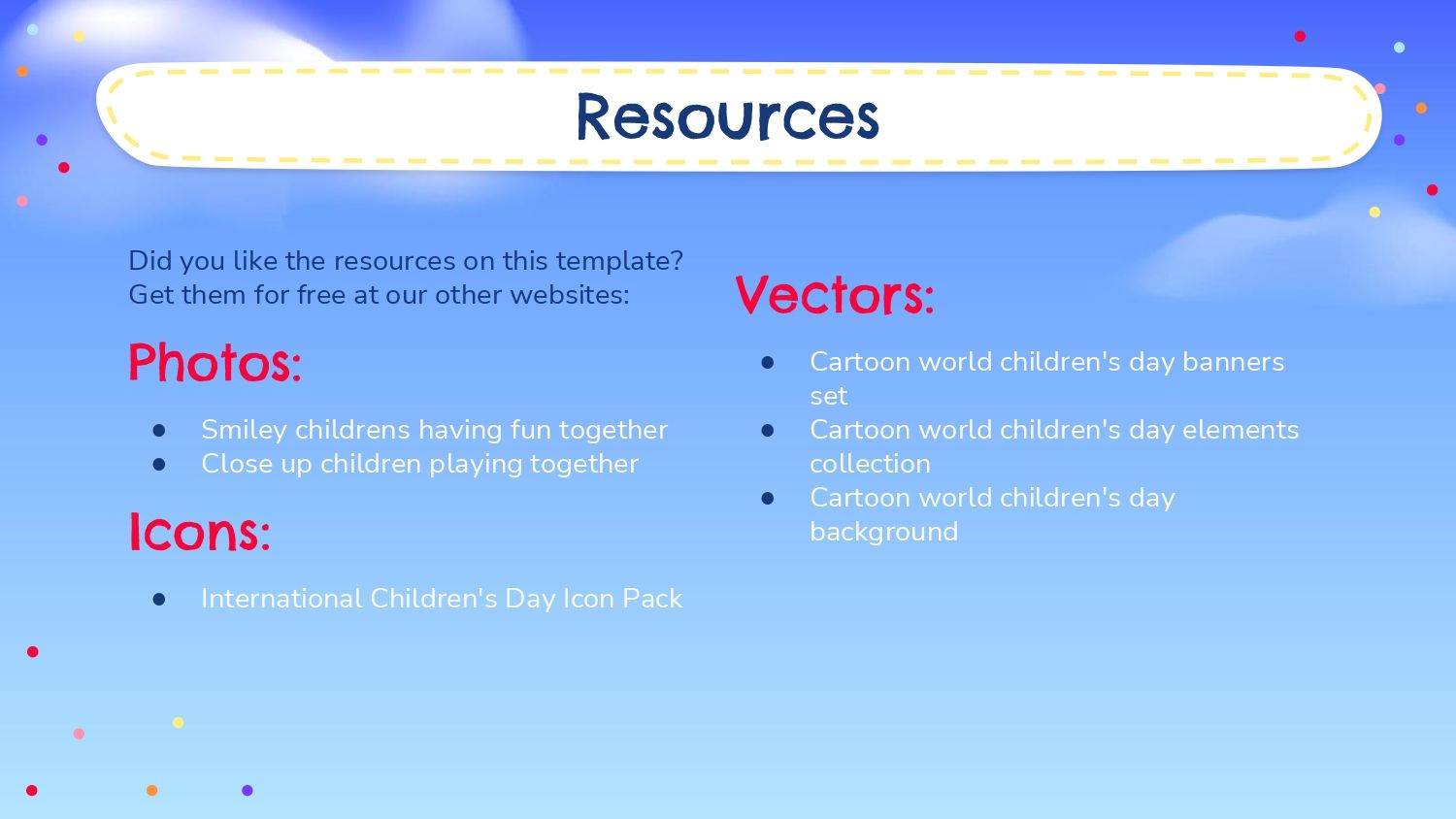 Minitema: Día del Niño | PowerPoint y Google Slides