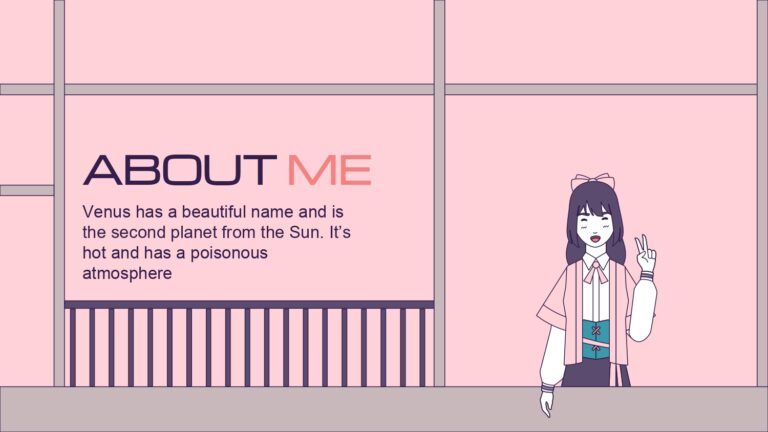 Plantilla PowerPoint de Ilustrador de Mangas | Temas PPT gratis