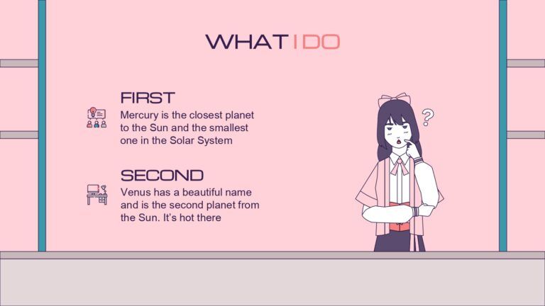 Plantilla PowerPoint de Ilustrador de Mangas | Temas PPT gratis