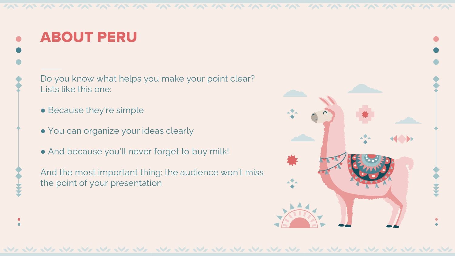 Plantilla PowerPoint de Viaje a Perú | Temas PPT y Google Slides