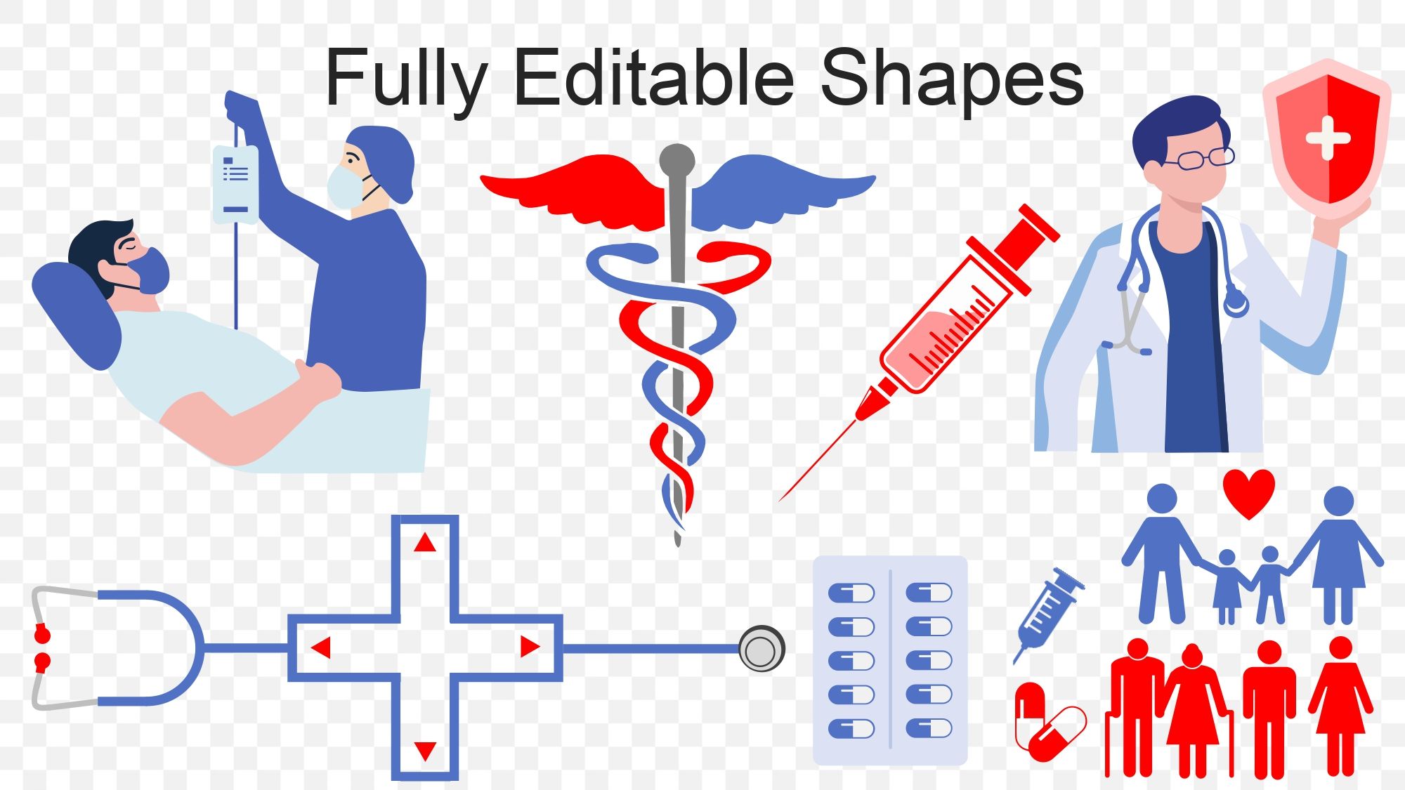 Plantilla PowerPoint del Cuidado de la Salud Familiar